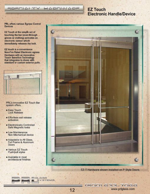 Project - All Glass - PRL Glass Door Panic System